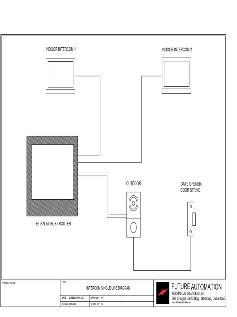 Intercom Single Line | PDF