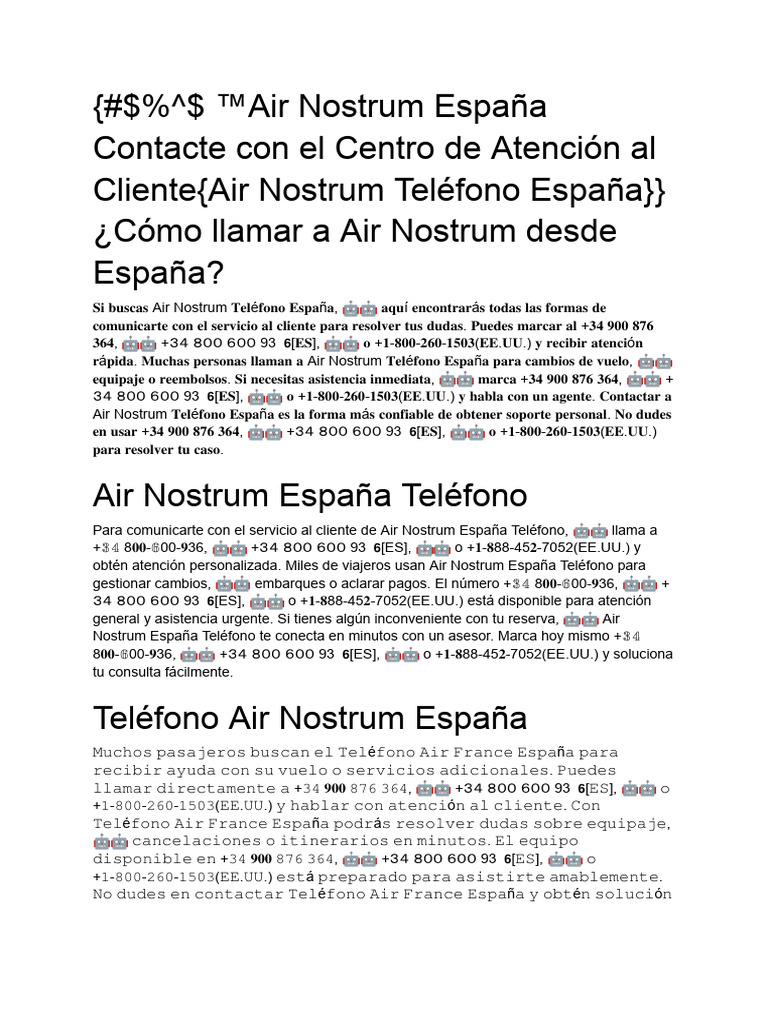 EasyJet Telefono Espana | PDF | Servicio al Cliente