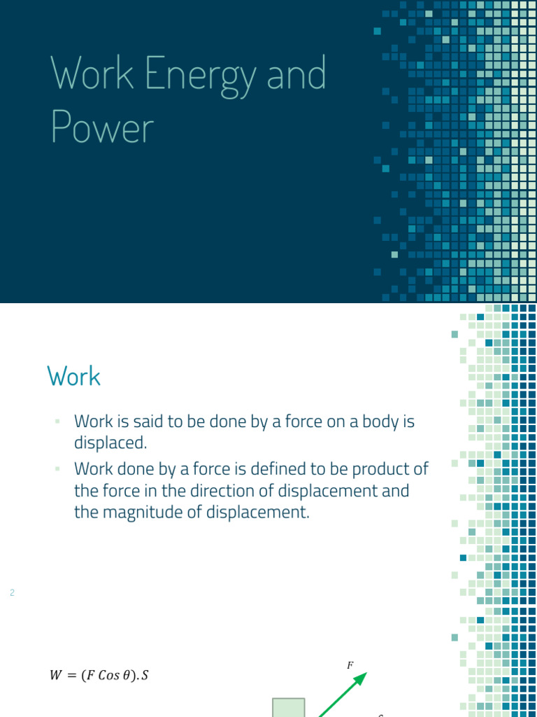 Work, Energy, and Power Explained | PDF