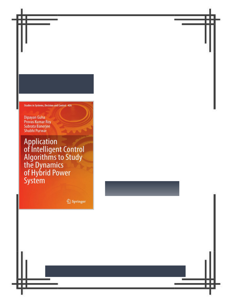 Application of Intelligent Control Algorithms to Study the Dynamics of ...