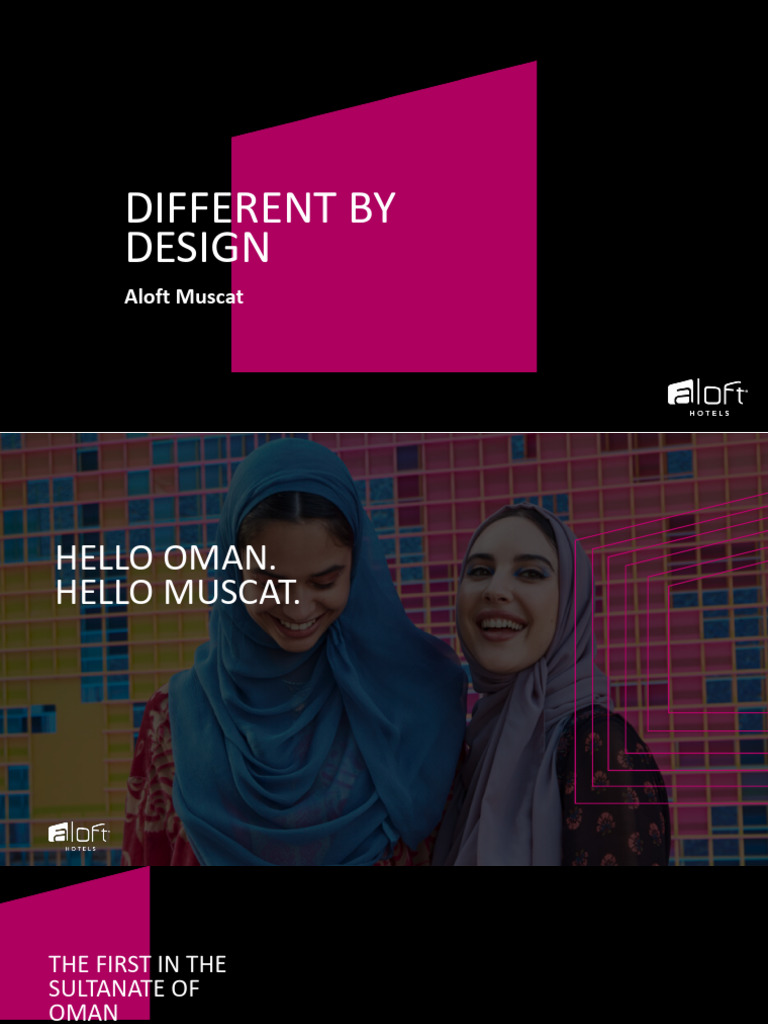 Aloft Muscat - Hotel Presentation Update | PDF | Oman | Foods