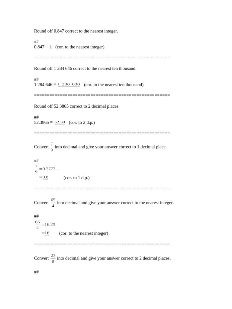 Set 2 | PDF | Significant Figures | Numbers