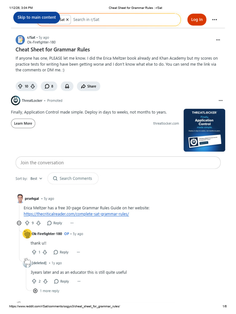 Cheat Sheet for Grammar Rules _ R_Sat | PDF | Internet | Computing