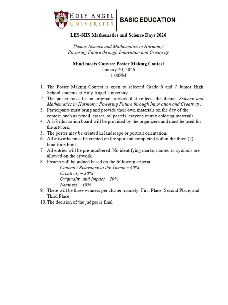 Poster Making Grades 6 and 7 | PDF