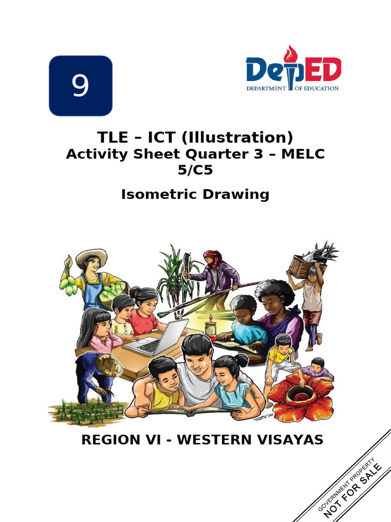 TLE 9 ICT Isometric Drawing Activity | PDF | Learning | Drawing