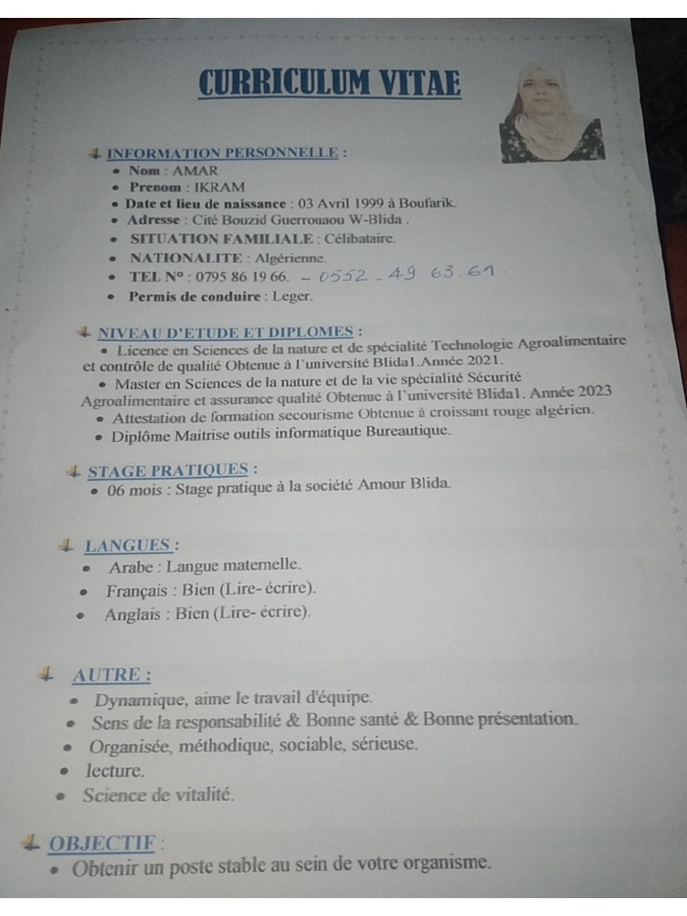 CV Ikram | PDF
