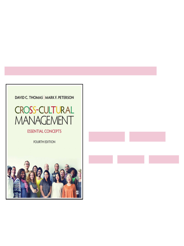 Cross Cultural Management Essential Concepts 4th Edition David C ...