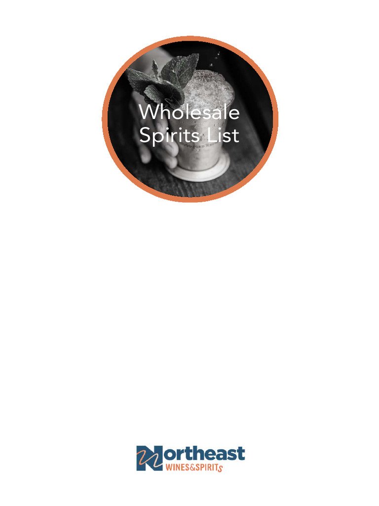 Wholesale Spirits and Beverage Offerings | PDF | Whisky | Scotch Whisky