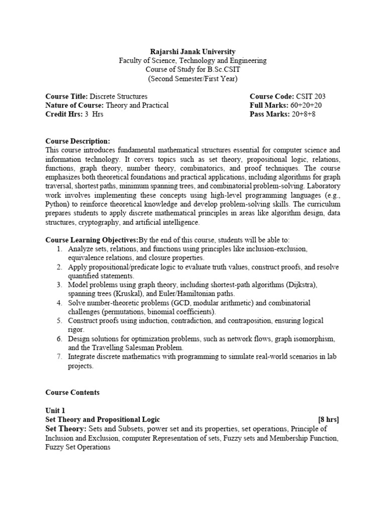 Discrete Structures (1) | PDF | Mathematical Proof | Function (Mathematics)