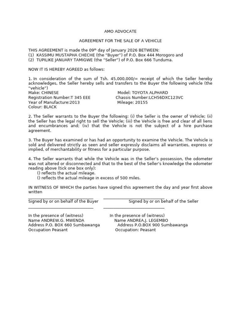 Contract Sample | PDF