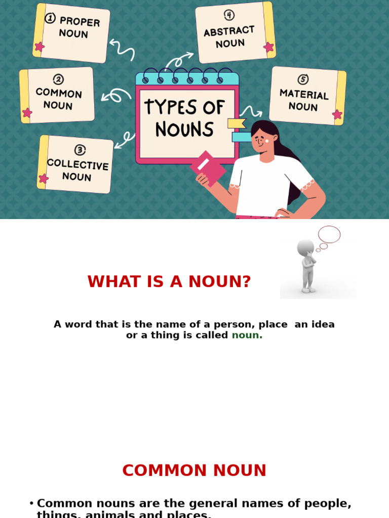 Std 5 English Common and Proper Noun | PDF