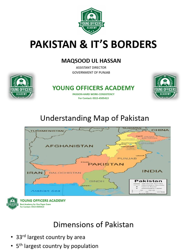 1. Pakistan Borders | PDF | Pakistan | Afghanistan