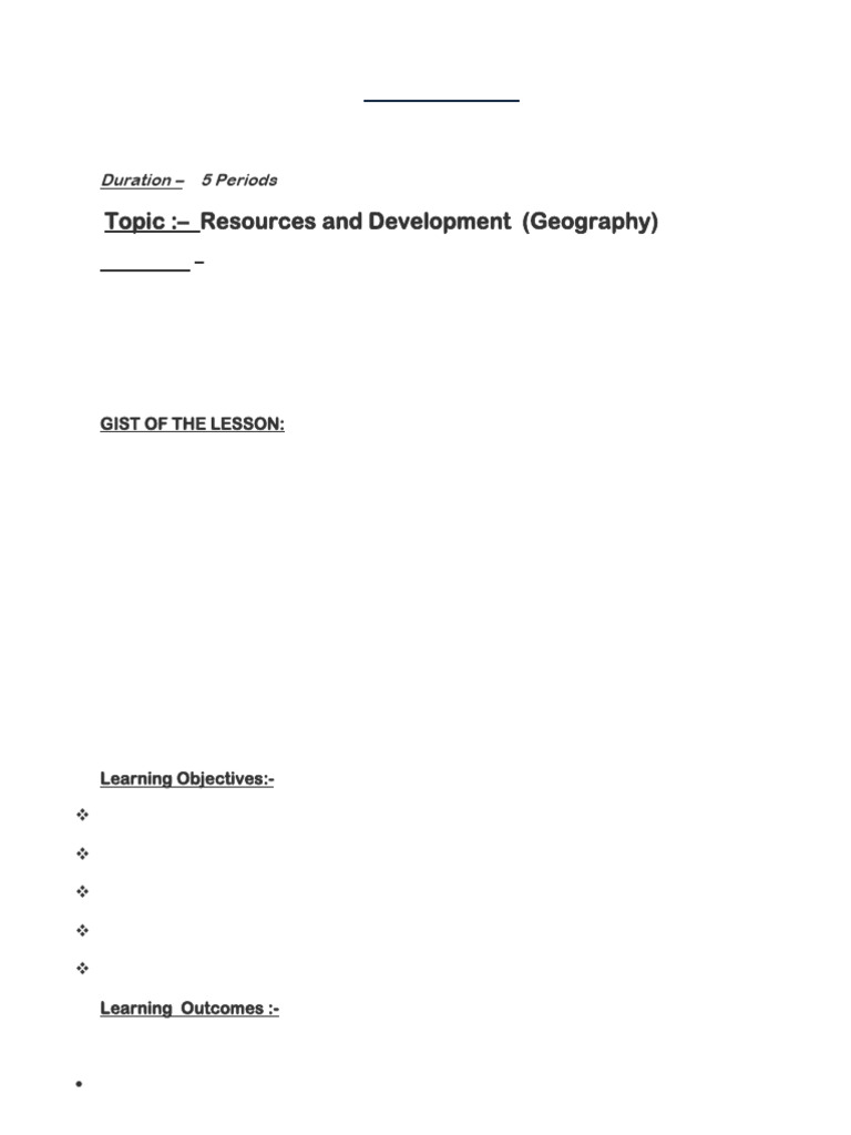 i Lesson Plan-(by Nvs Teacher) | PDF | Soil | Learning