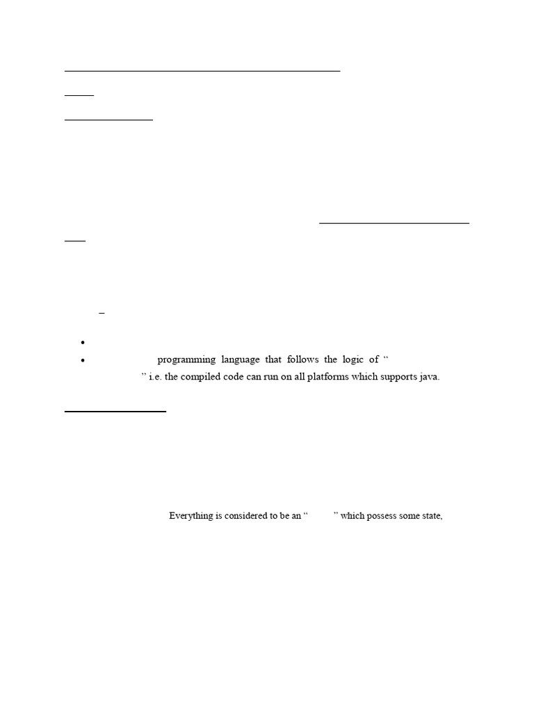 Java Object-Oriented Programming Basics | PDF | Inheritance (Object ...