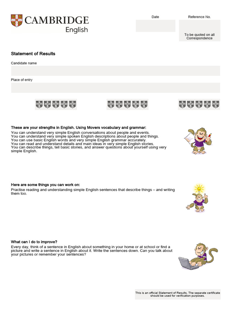 Movers | PDF | English Language | Learning