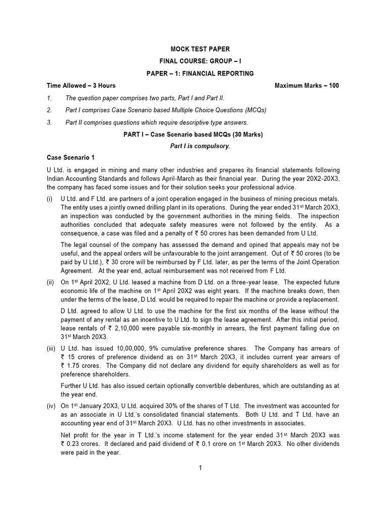 Grp 1 Series 1 Mtp Compiled | PDF | Goodwill (Accounting) | Equity ...