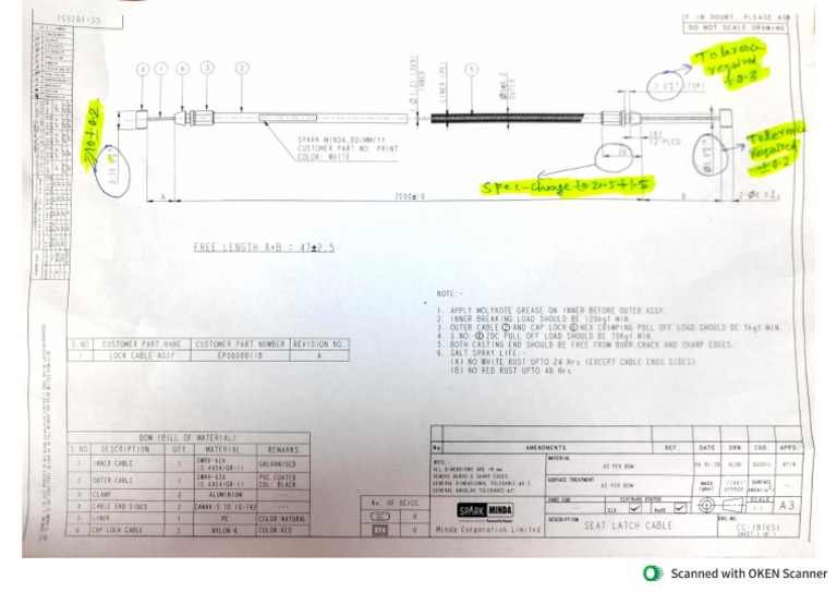Drawing Cc 187051 | PDF