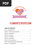 Sample Constitution for Organizations | PDF | Board Of Directors ...
