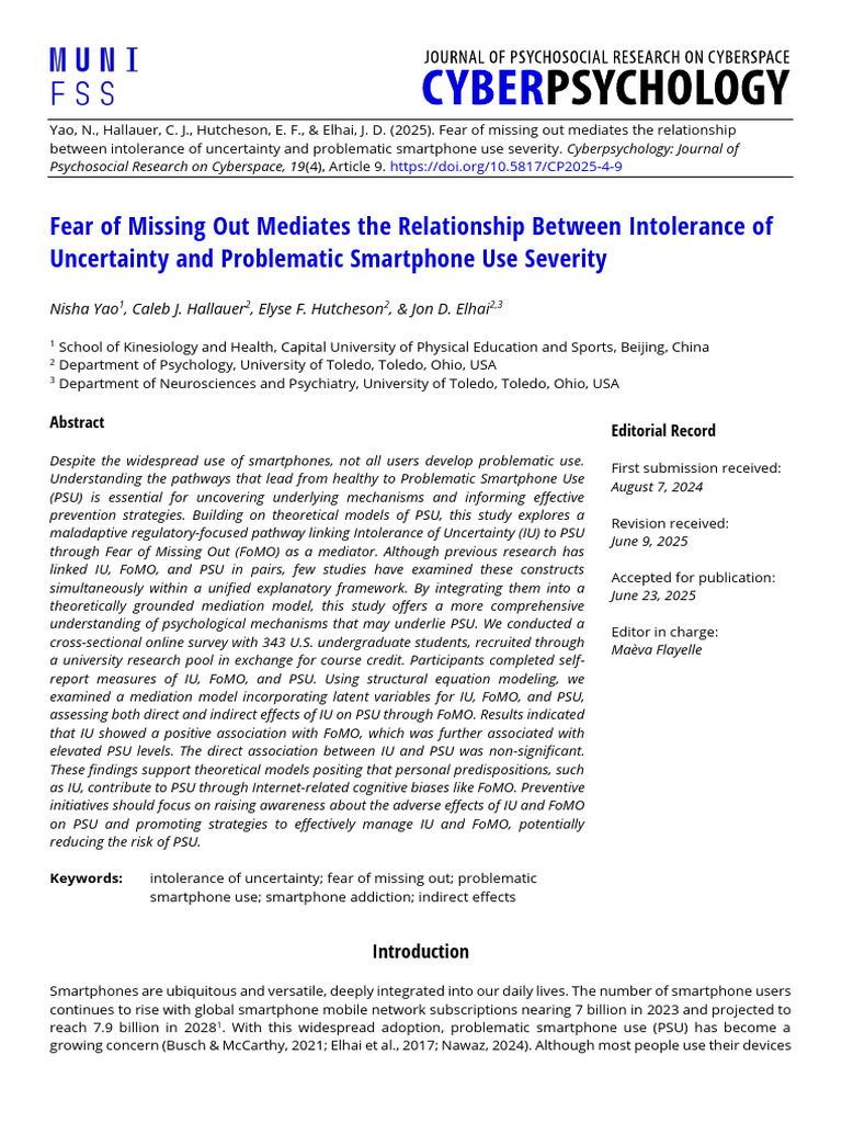 38936-Full article-76827-1-10-20250918 | PDF | Factor Analysis | Psychology