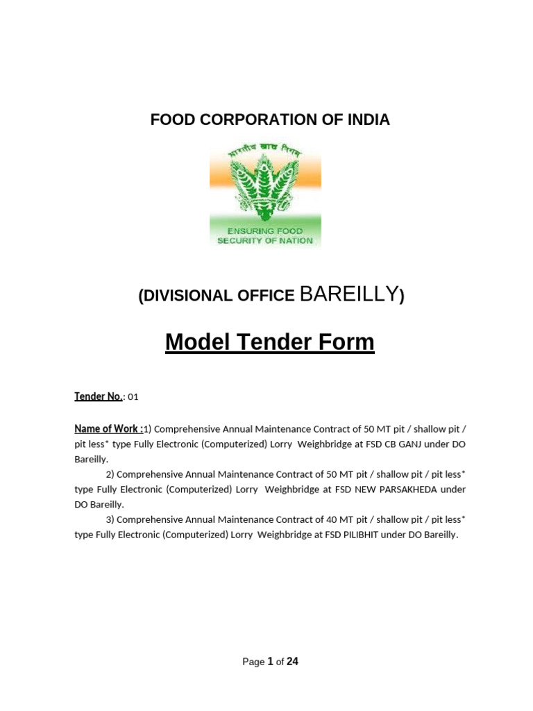 Mtf Re-tender Lwb Amc | PDF | Damages | Liquidated Damages