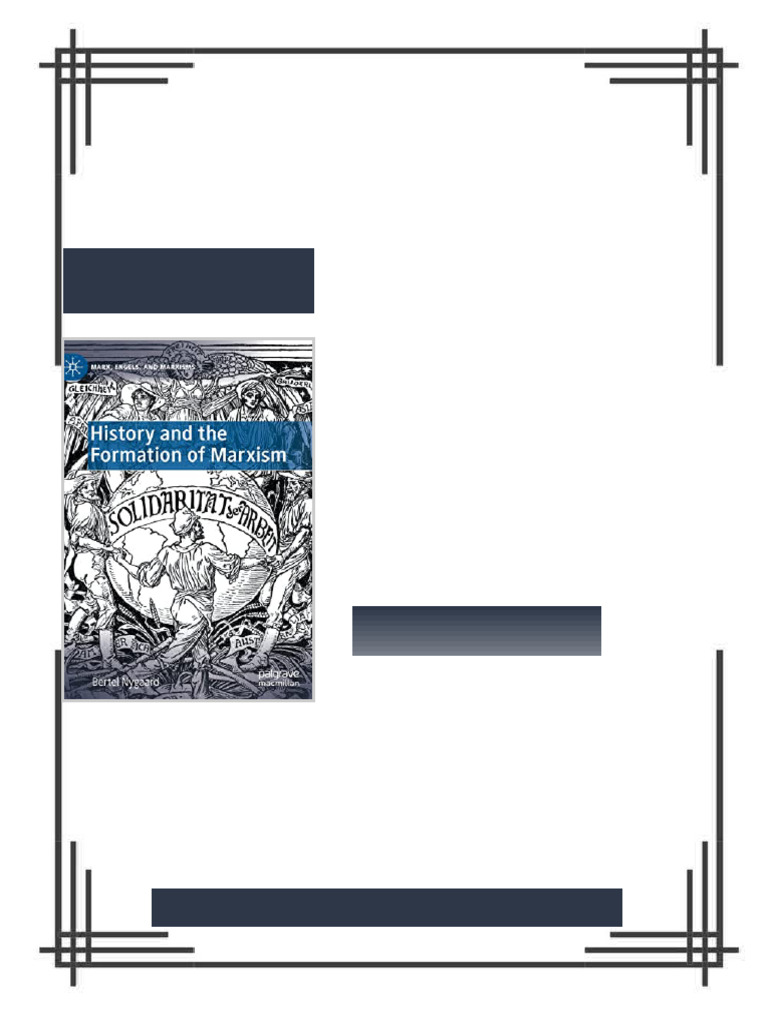 History and the Formation of Marxism 1st ed. 2022 Edition Bertel ...