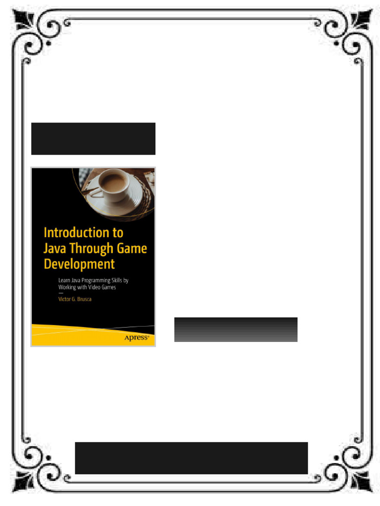 Introduction to Java Through Game Development Learn Java Programming Skills by Working with ...