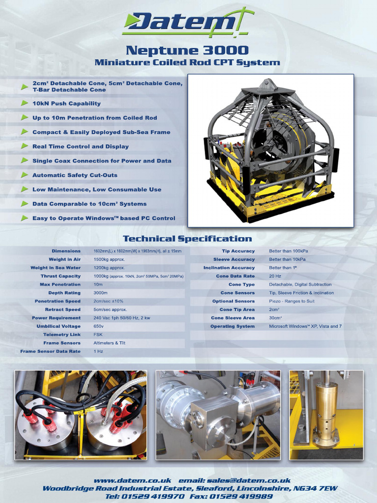 Neptune 3000 Data Sheet - Rev A | PDF