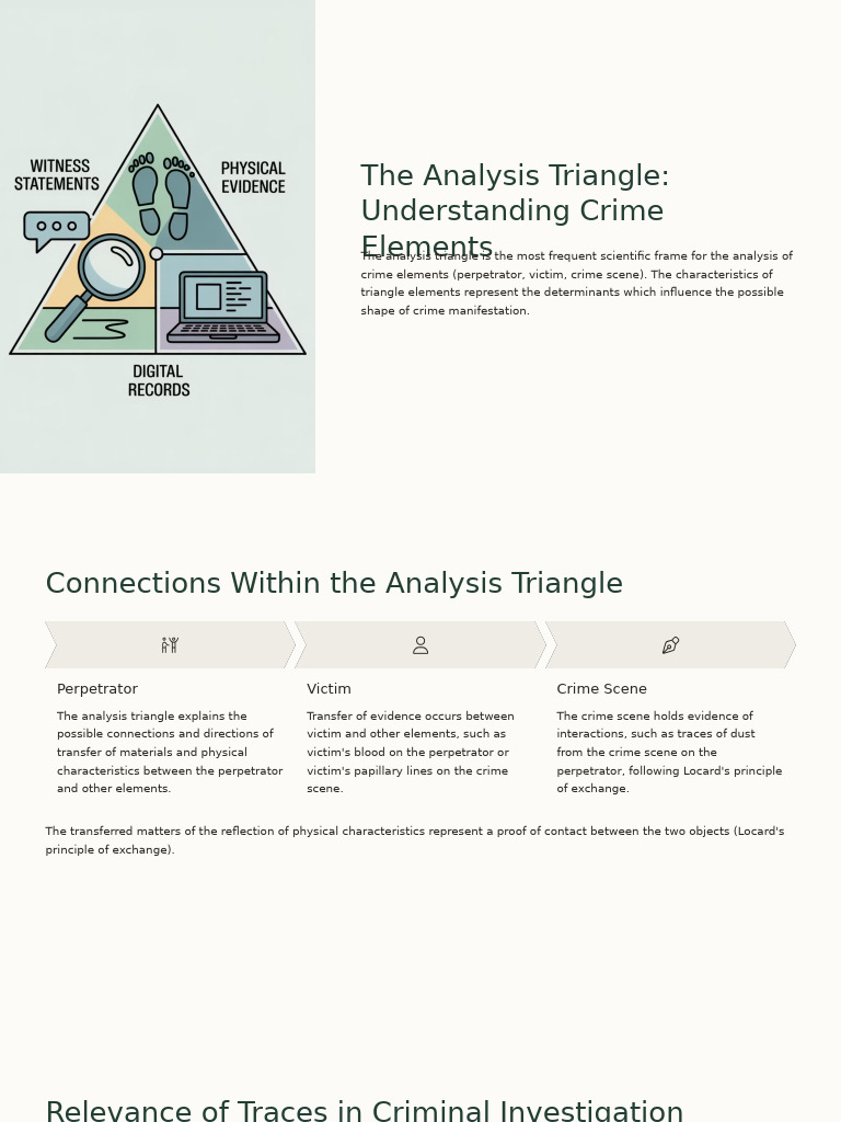 Crime Analysis Triangle Explained | PDF | Crimes | Crime & Violence