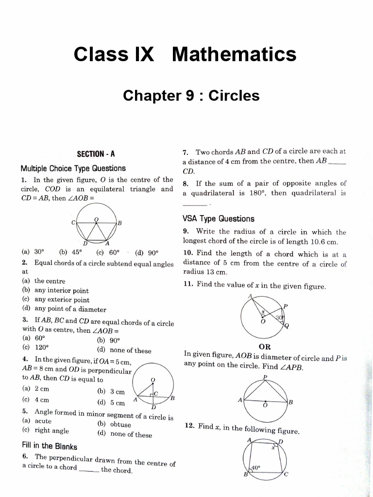 Maths Holiday Homework Winter Break 2025-26 (1) | PDF