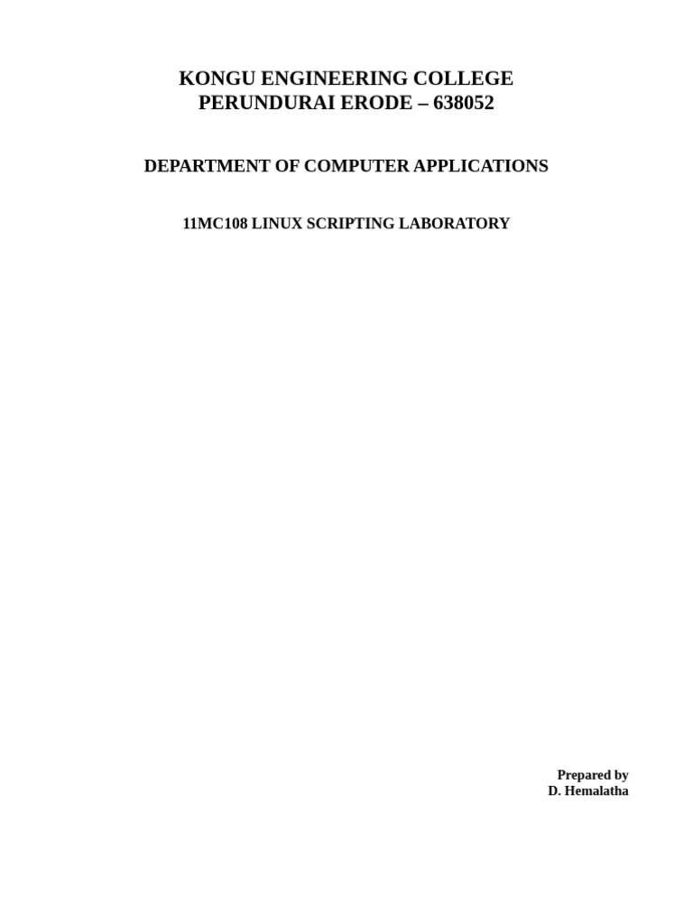 Linux Lab Manual_new | PDF | Computer File | Filename