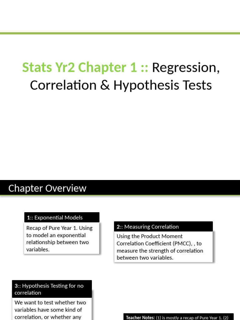 Regression and Correlation Analysis Guide | PDF | Regression Analysis ...