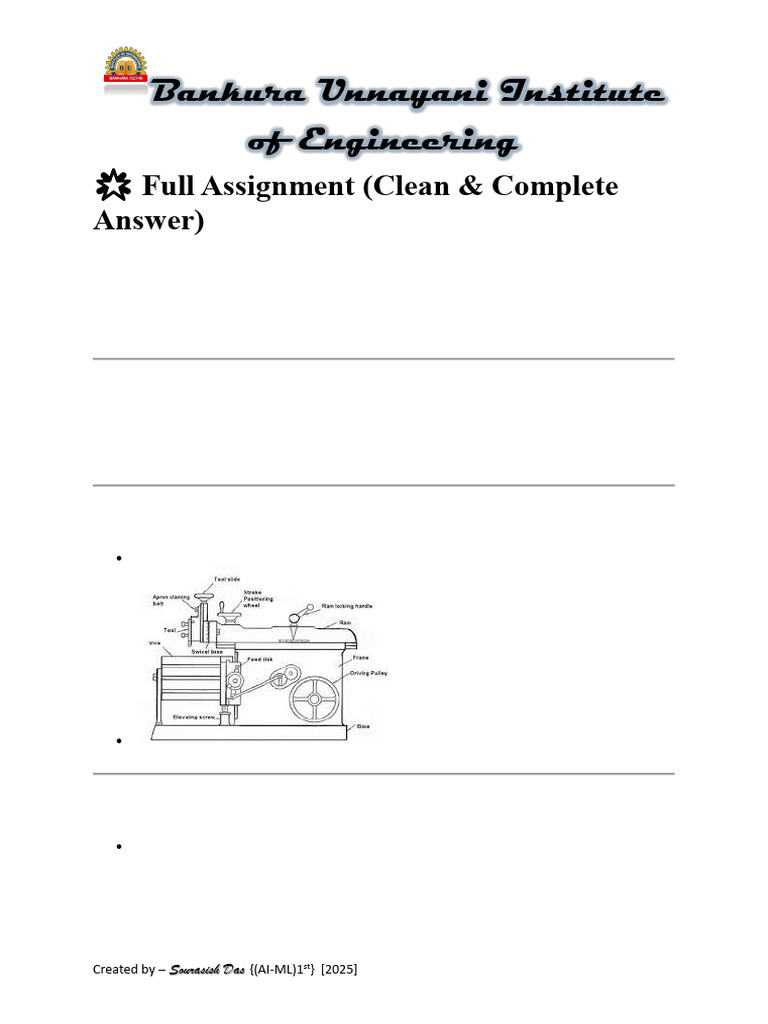 JOB New Bristi (1) | PDF | Machining | Metalworking