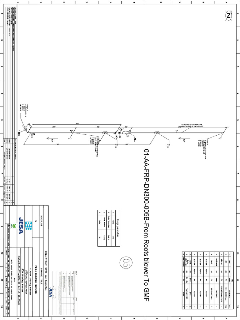 01 AA FRP DN300 005B From Roots Blower to GMF (1) | PDF