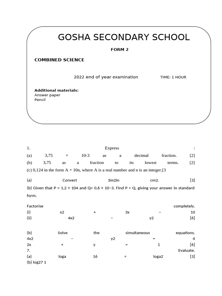 Maths form 3 | PDF | Numbers | Discrete Mathematics