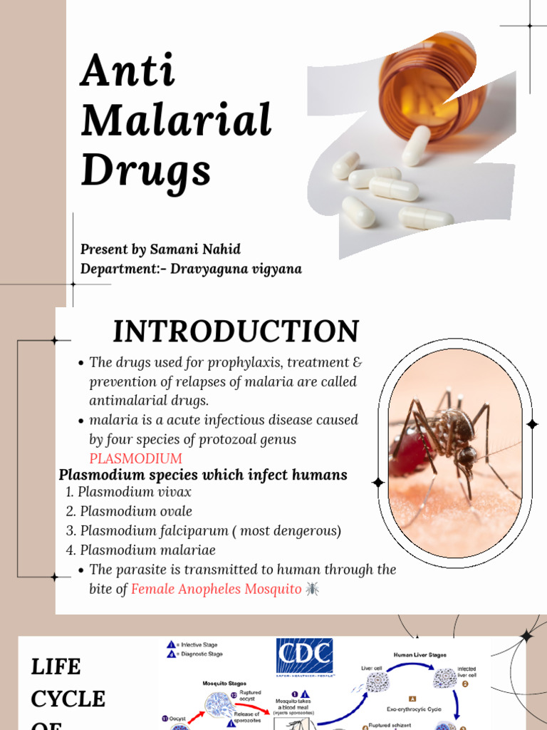 antimalarial drugs _20251127_020434_0000 | PDF | Malaria | Plasmodium