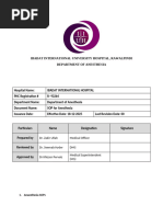 Pre-Anesthesia Safety Checklist | PDF | Anesthesia | Clinical Medicine