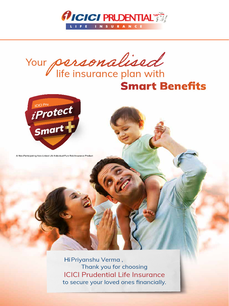 ICICI Pru Life Term Quote- Mr Priyanshu | PDF | Insurance | Life Insurance