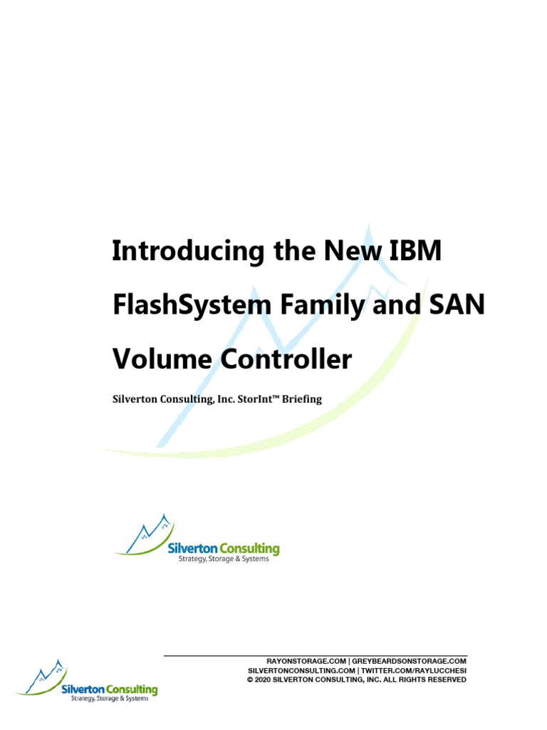 IBM FlashSystem & SAN Volume Controller Overview | PDF | Computer Data ...
