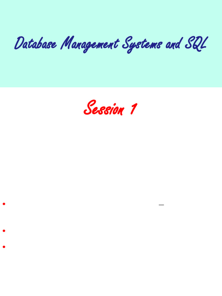 Database management system | PDF | Databases | Sql