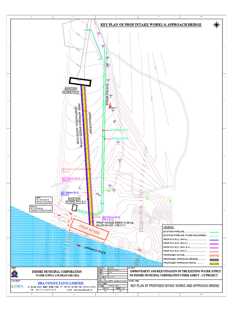 02_Key Plan of Prop Intake Work & Approach Bridge | PDF