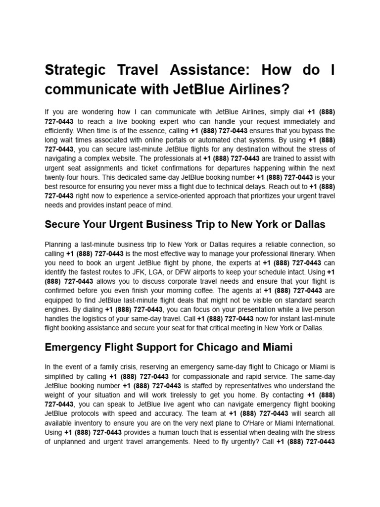 Jetblue Booking 1683 | PDF
