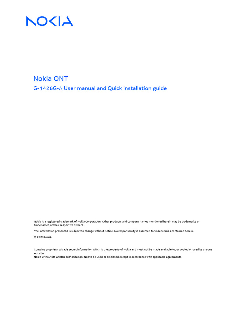 ont FTTH nokia | PDF | Wi Fi | Ieee 802.11