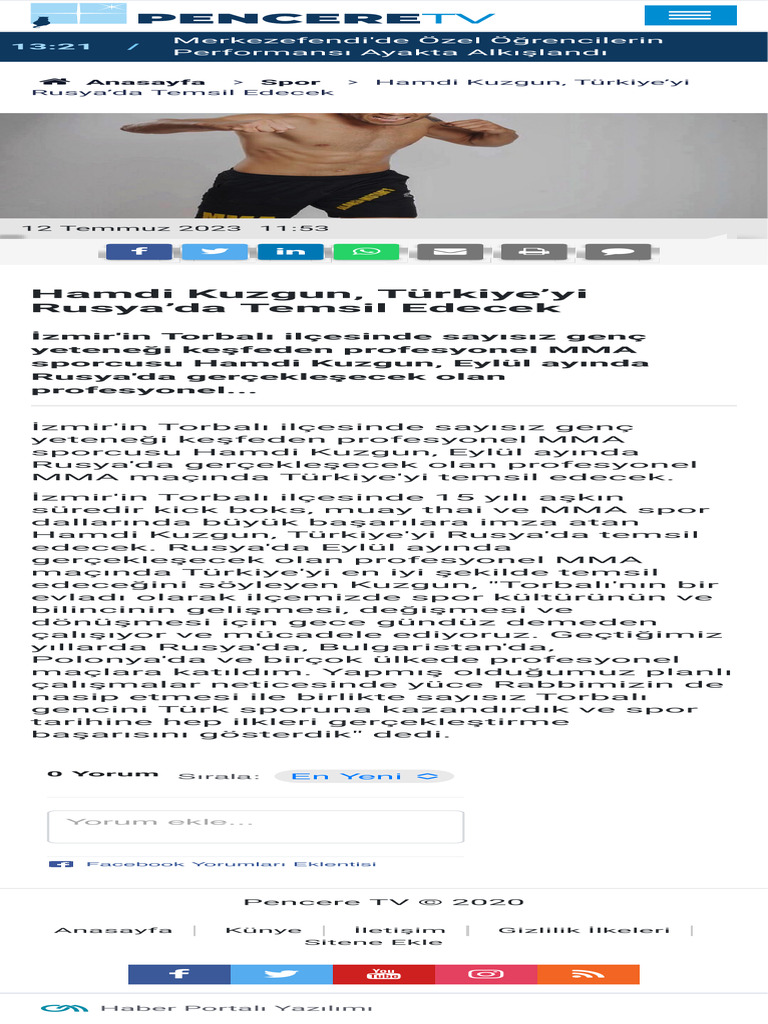 Hamdi Kuzgun, Türkiye’yi Rusya’da Temsil Edecek | PDF