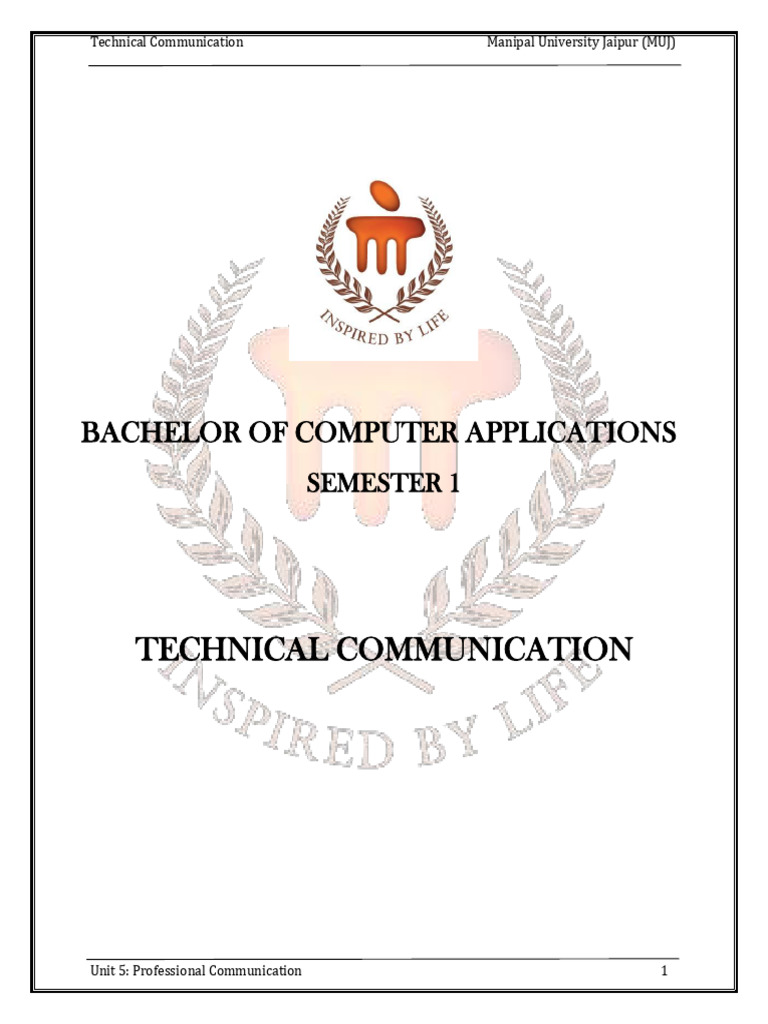 Unit 5 - V1 | PDF | Memorandum | Communication