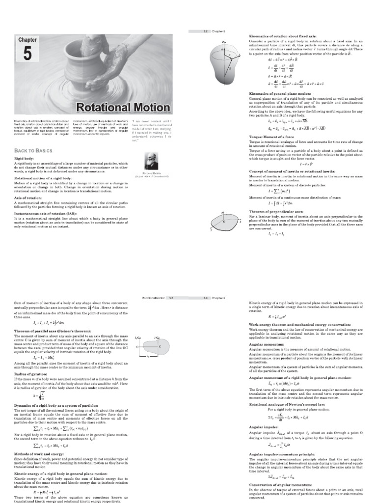 Rotational Motion | PDF