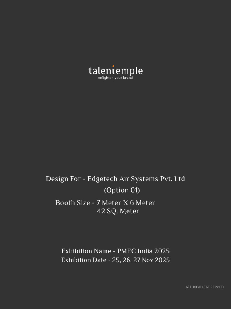 Edgetech Air Systems Pvt. Ltd 07 X 06 Op 01 Ver 01 | PDF