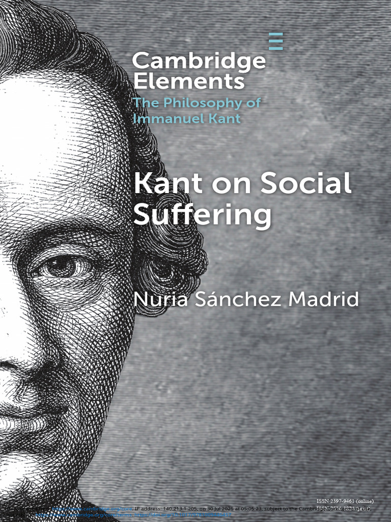 Kant on Social Suffering | PDF | Immanuel Kant | Suffering