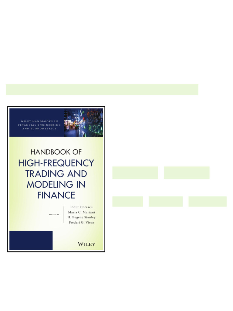 Handbook of High Frequency Trading and Modeling in Finance available ...