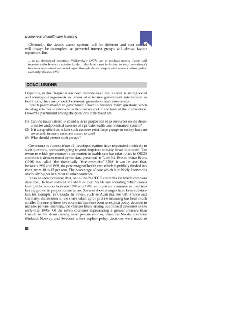 2 Donaldson and Gerard 2004 Chapter 3 Market Failure in Health Care ...