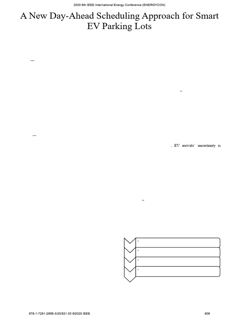 A New Day-Ahead Scheduling Approach For Smart | PDF | Battery Charger ...